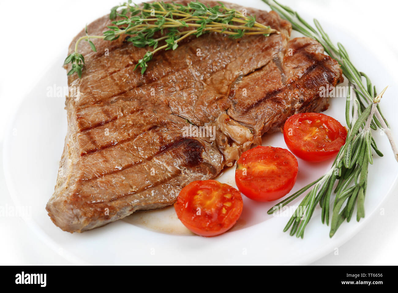 Delicious grilled meat close-up Stock Photo - Alamy