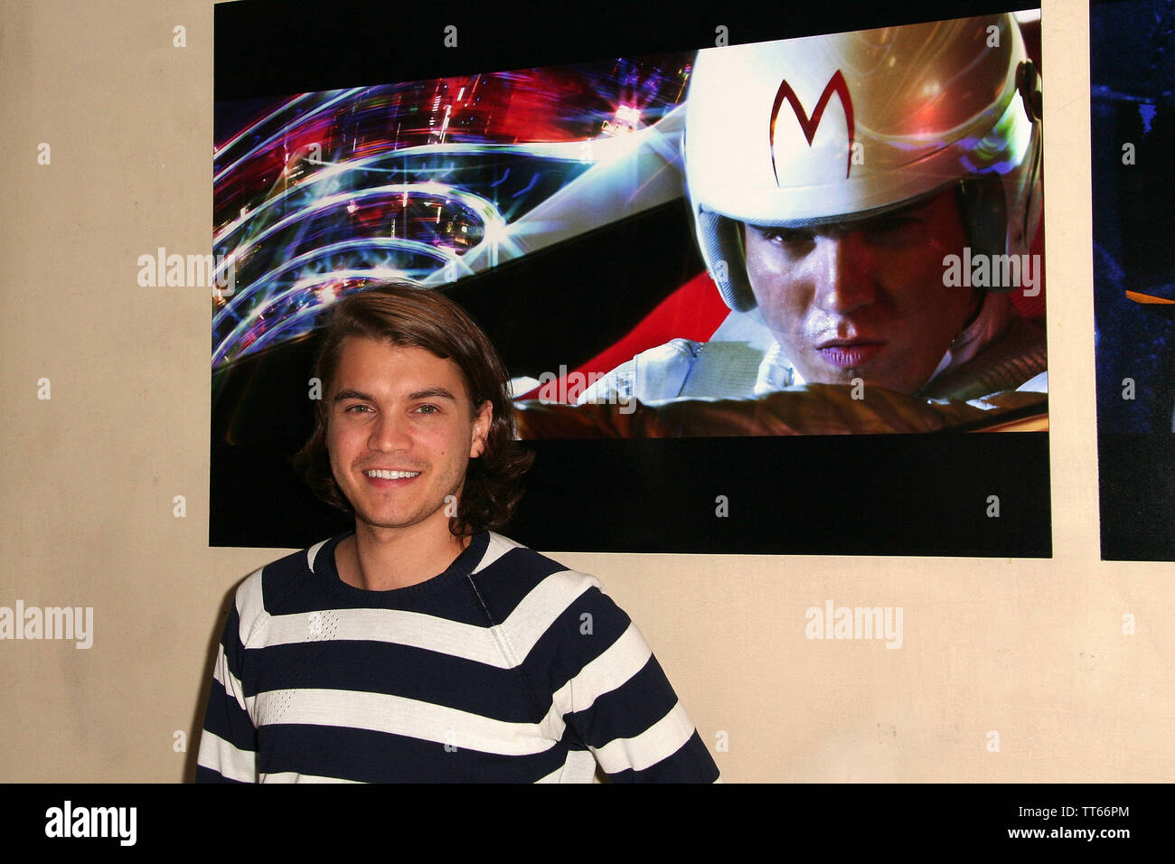 New York, USA. 7 May, 2008. Emile Hirsch at the "Speed Racer" Art ...