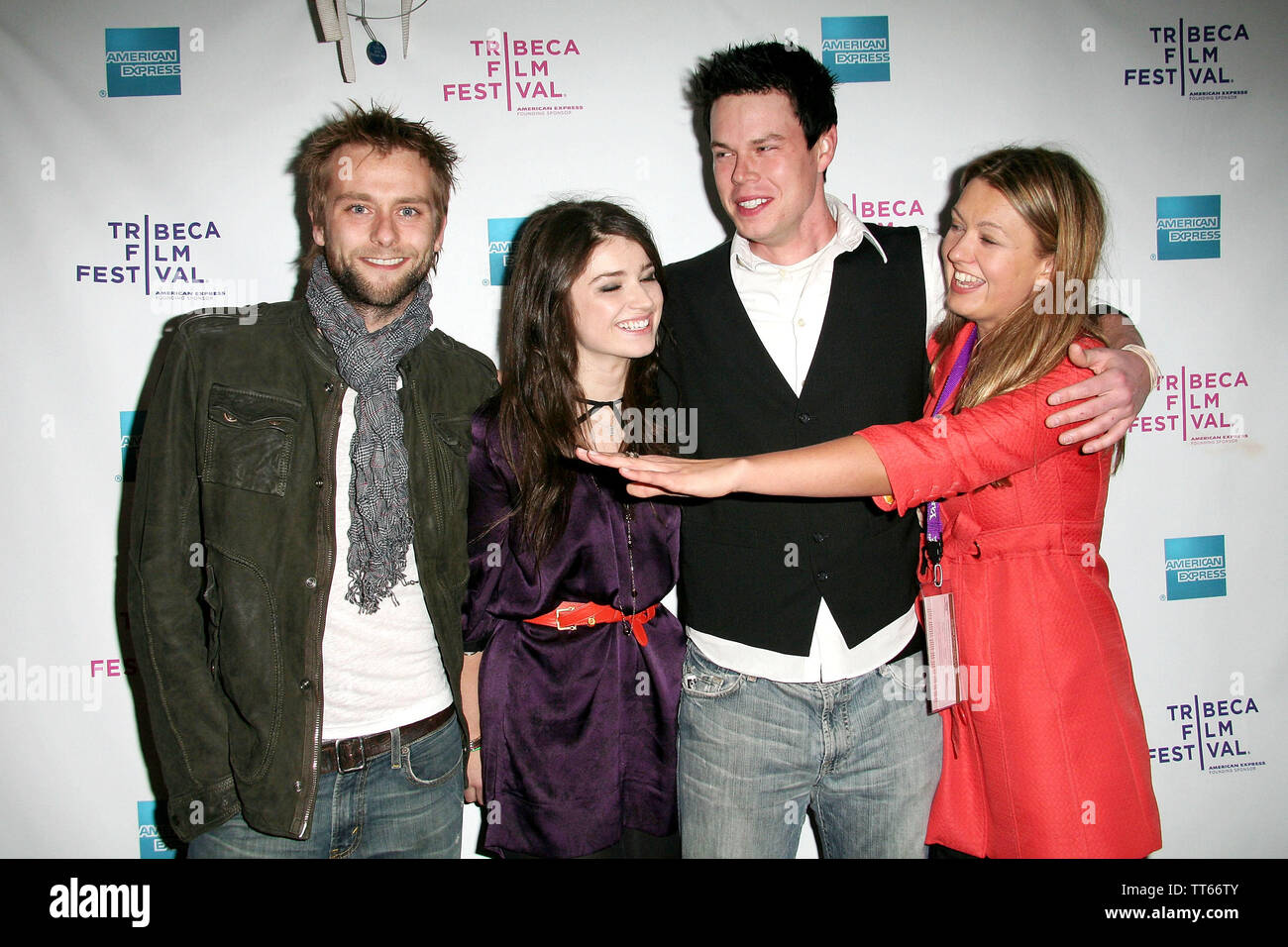 New York, USA. 26 April, 2008. Joe Anderson, Eve Hewson, David P ...