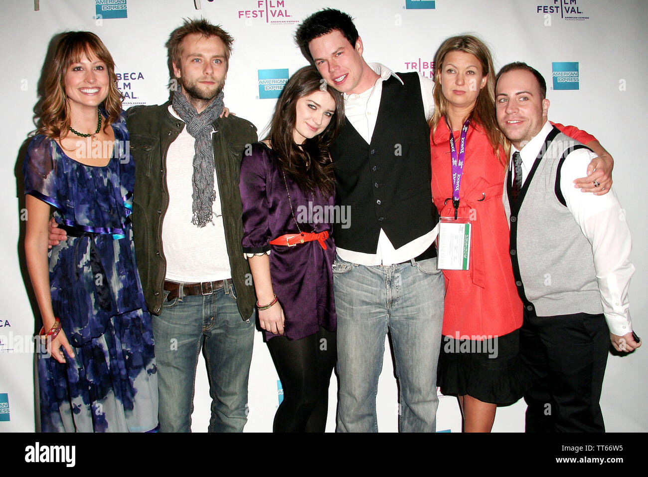 New York, USA. 26 April, 2008. Alexie Gilmore, Joe Anderson, Eve Hewson ...