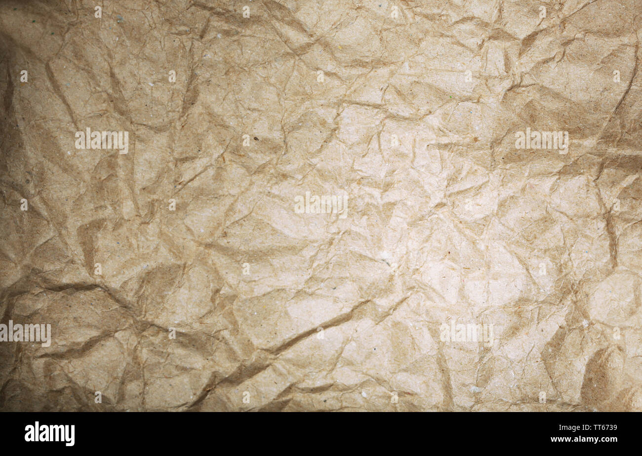 Crumpled paper background Stock Photo - Alamy