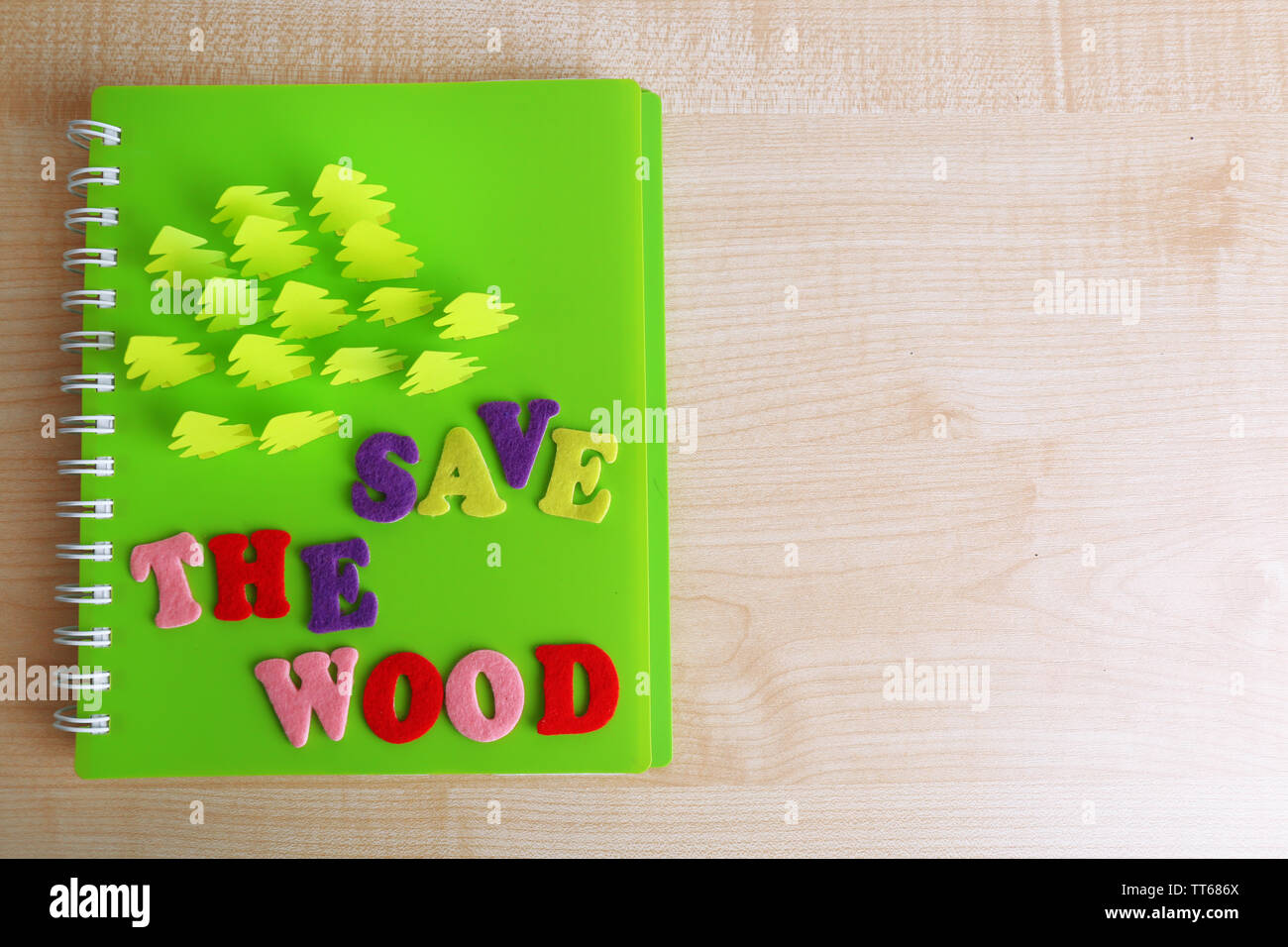 Concept of conservation forests cut paper Stock Photo - Alamy