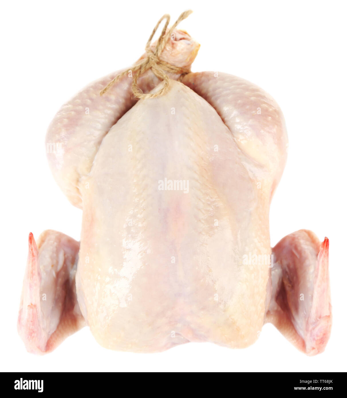 Raw chicken isolated on white Stock Photo - Alamy