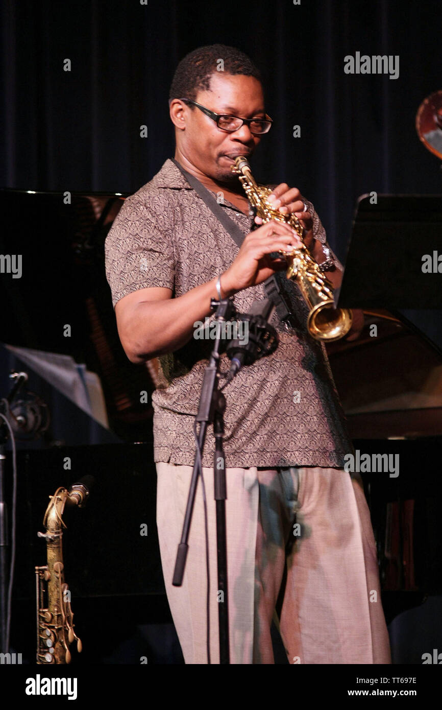 New York, USA. 2 June, 2008. Ravi Coltrane, performing on stage at the ...