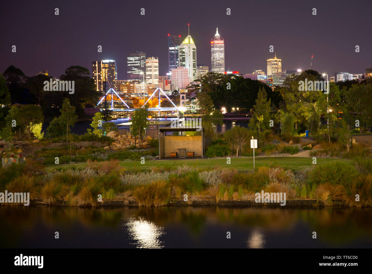 Perth City Skyline - Australia Stock Photo - Alamy