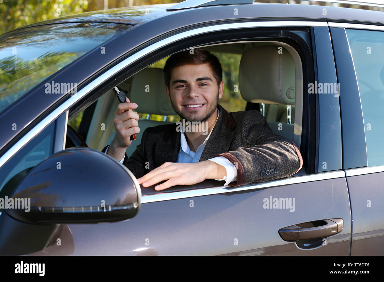 Key locked in car hi-res stock photography and images - Alamy