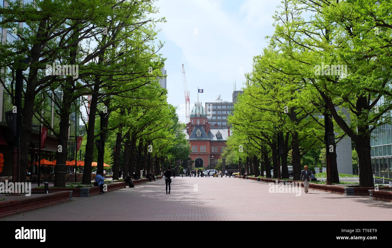 Red brick sapporo hi-res stock photography and images - Alamy