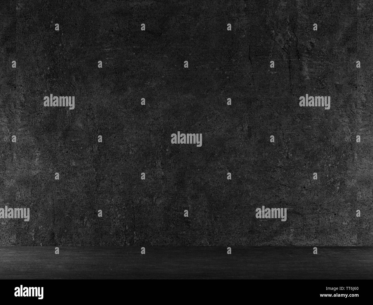 emty room with concrete wall - Illustration Stock Photo - Alamy