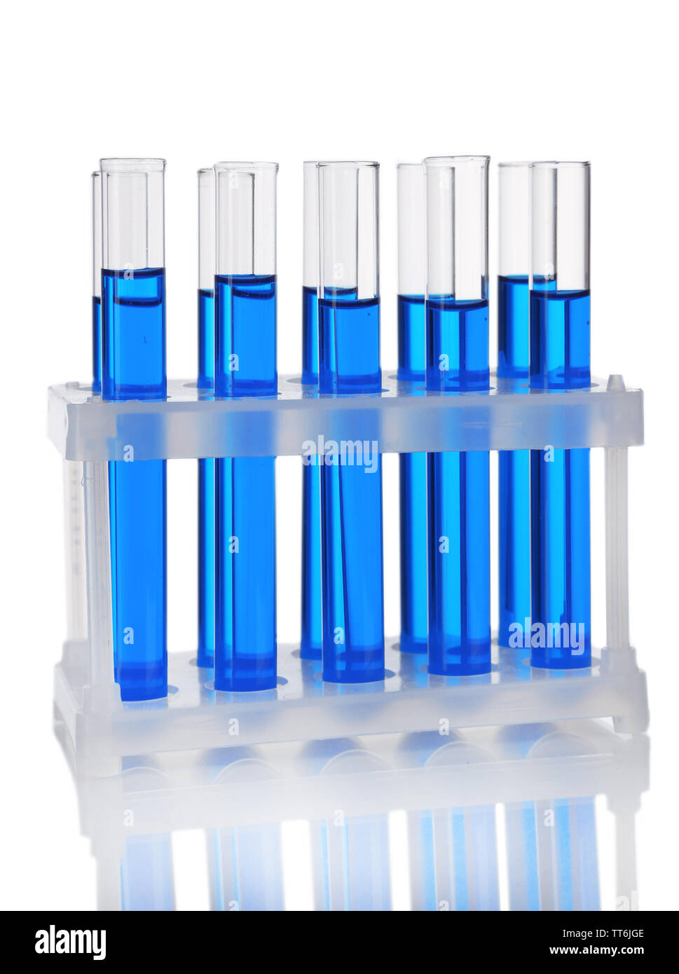 Row test tubes filled hi-res stock photography and images - Alamy