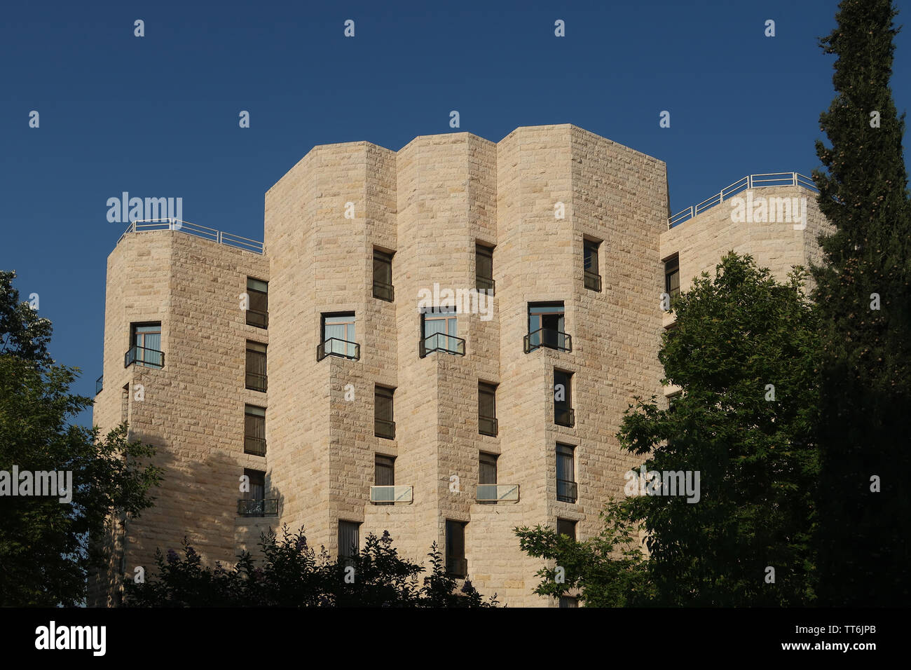 The Inbal Jerusalem Hotel designed by architect Yaakov Rechter located ...