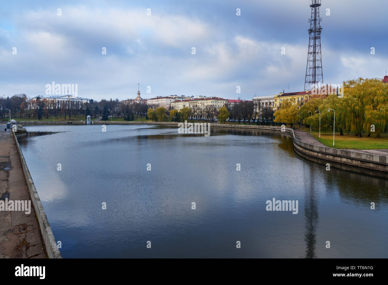 Minsk belarus city view river hi-res stock photography and images - Alamy