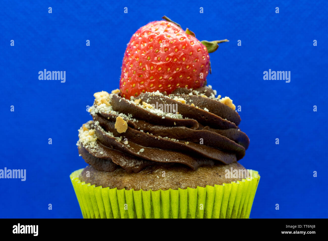 Decorated cupcake - front view Stock Photo - Alamy