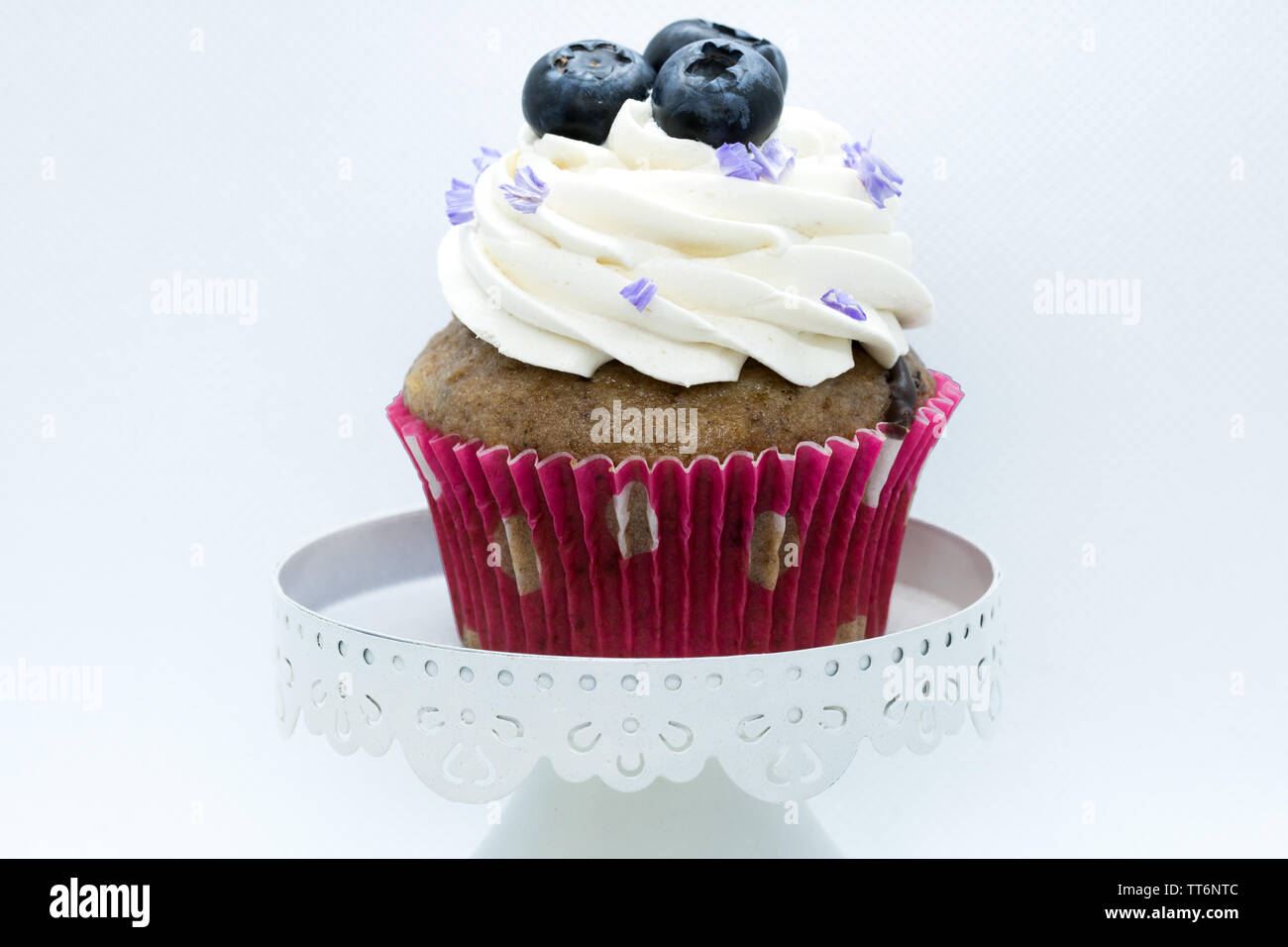 Decorated cupcake - front view Stock Photo - Alamy