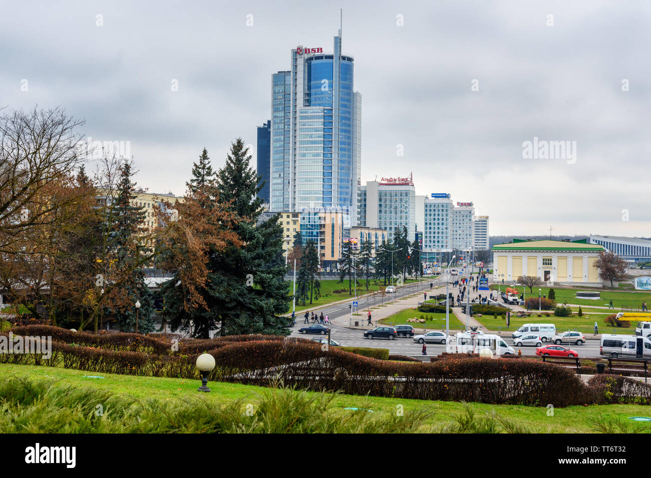 Downtown minsk buildings hi-res stock photography and images - Alamy