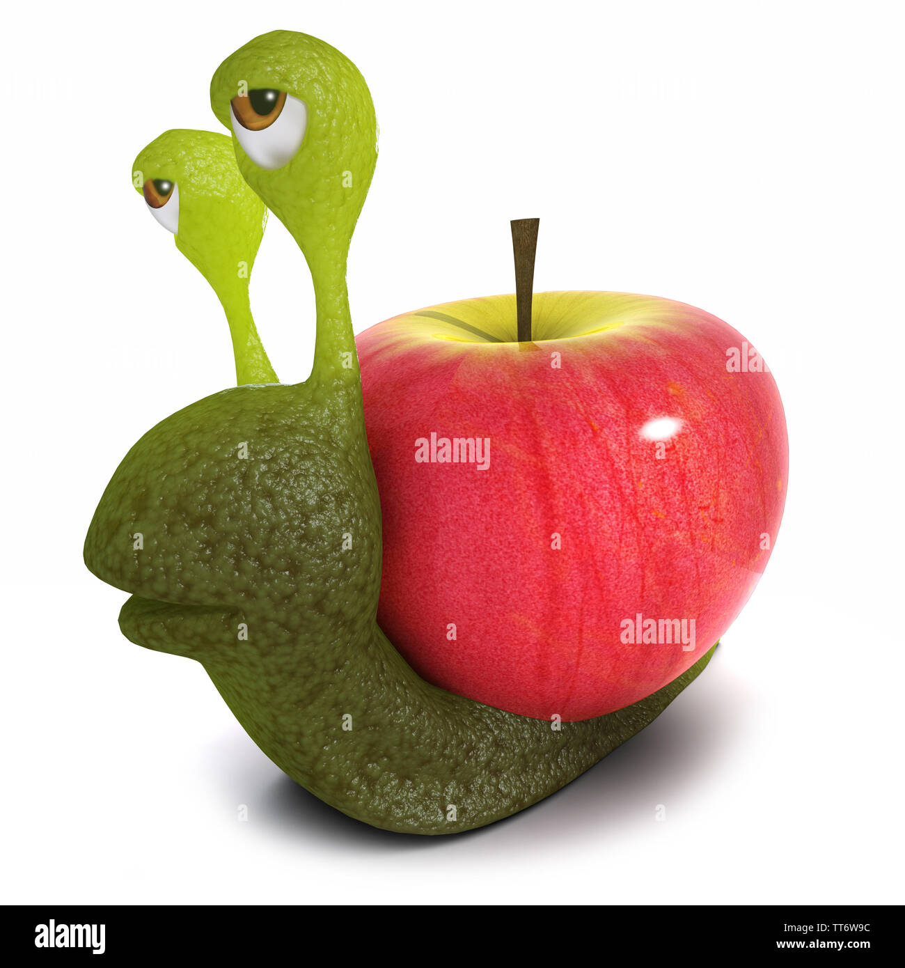 3d render snail heart shell hi-res stock photography and images - Alamy