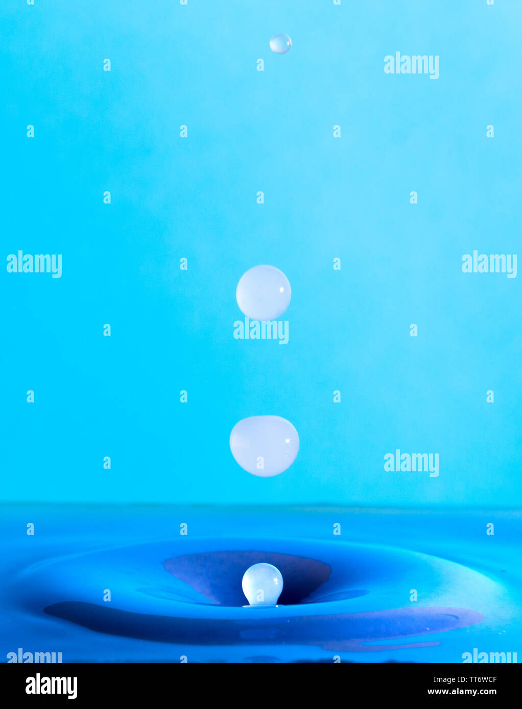Water Drop Falling Gif