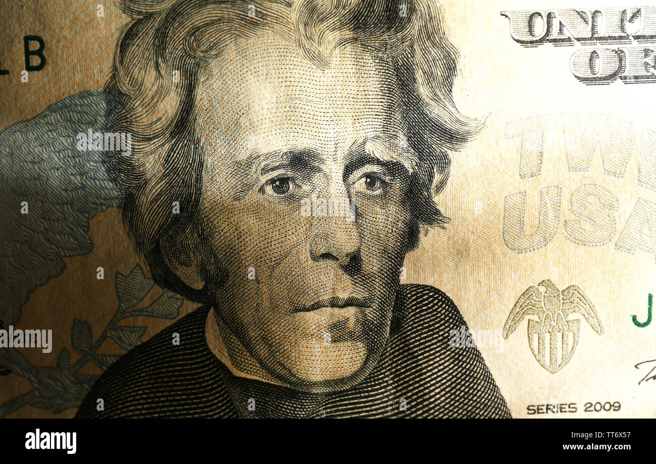Andrew jackson face on hi-res stock photography and images - Alamy