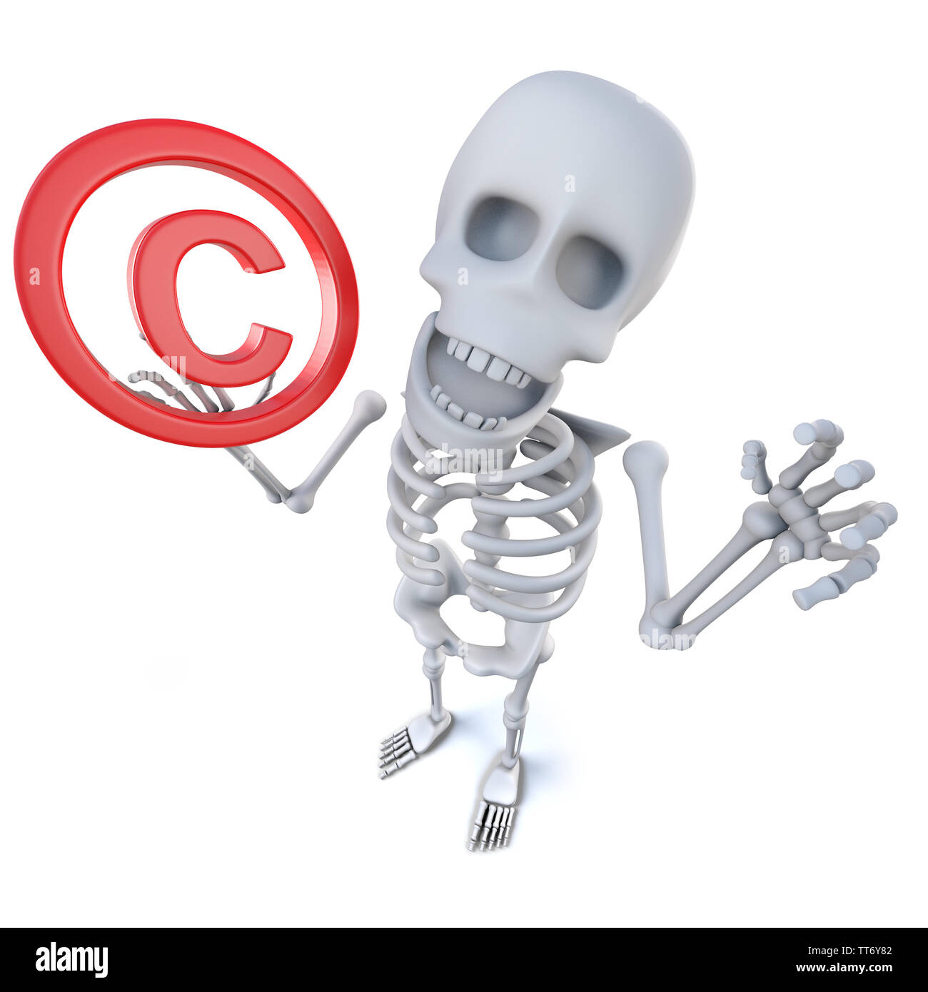Scary Skeleton Cartoon