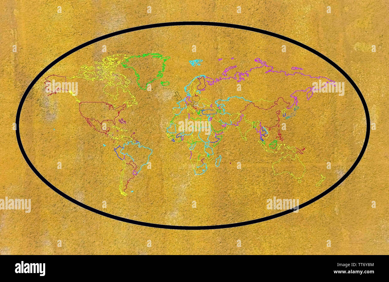 Map wallpaper hi-res stock photography and images - Alamy