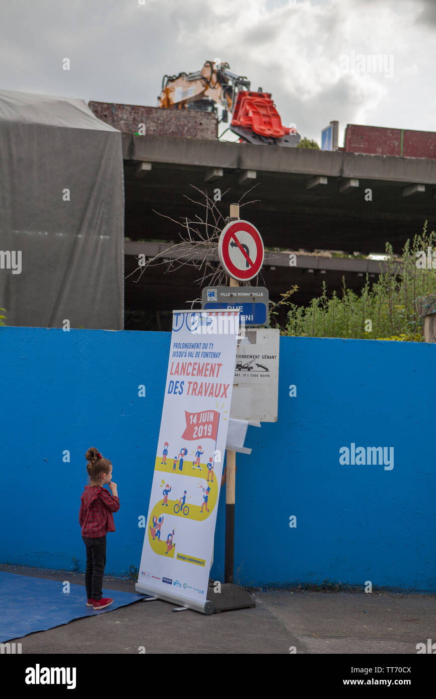 20190614 - Romainville, FRANCE : during the Inauguration of the T1 ...
