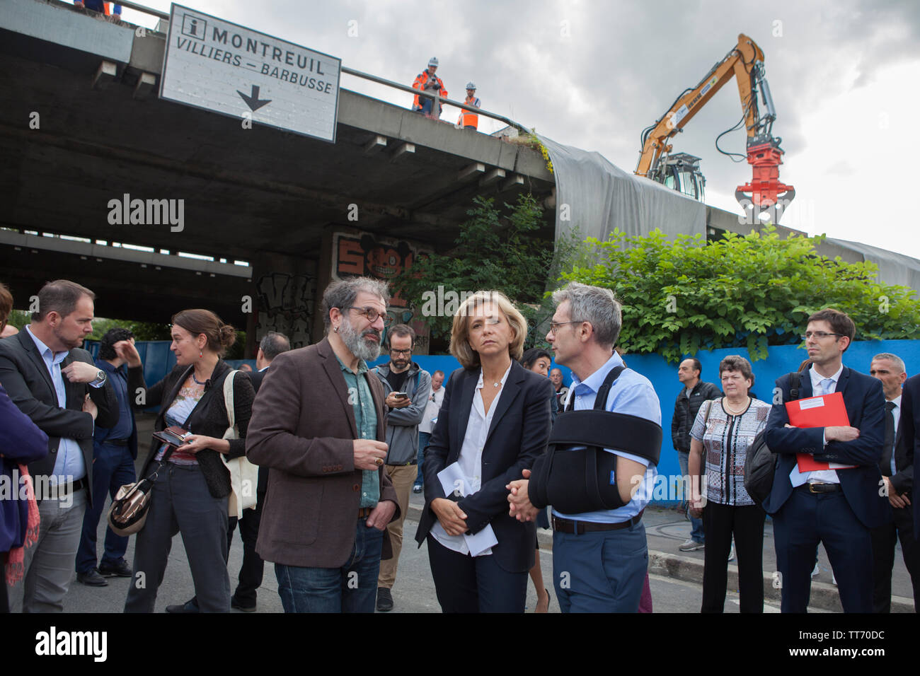 20190614 - Romainville, FRANCE : during the Inauguration of the T1 ...