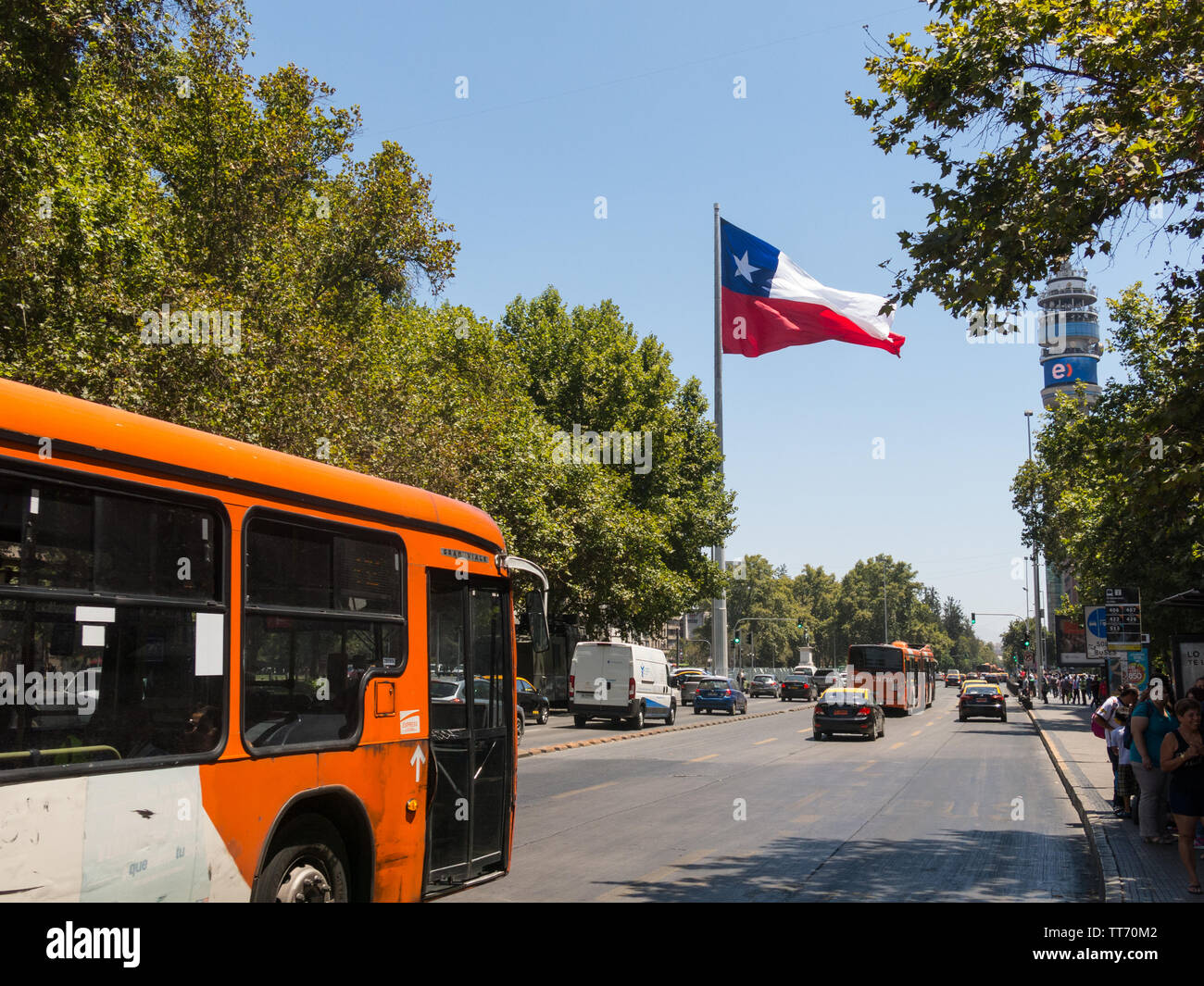 Santiago De Chile La Avenida High Resolution Stock Photography and ...