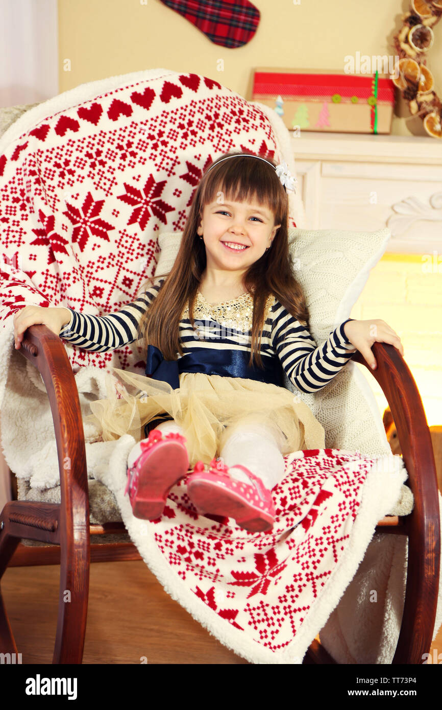 Girl sitting in rocking chair hi-res stock photography and images - Alamy