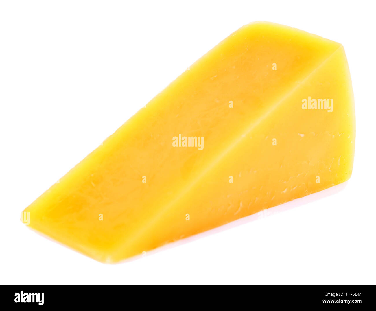 Chunk of Parmesan cheese isolated on white Stock Photo - Alamy
