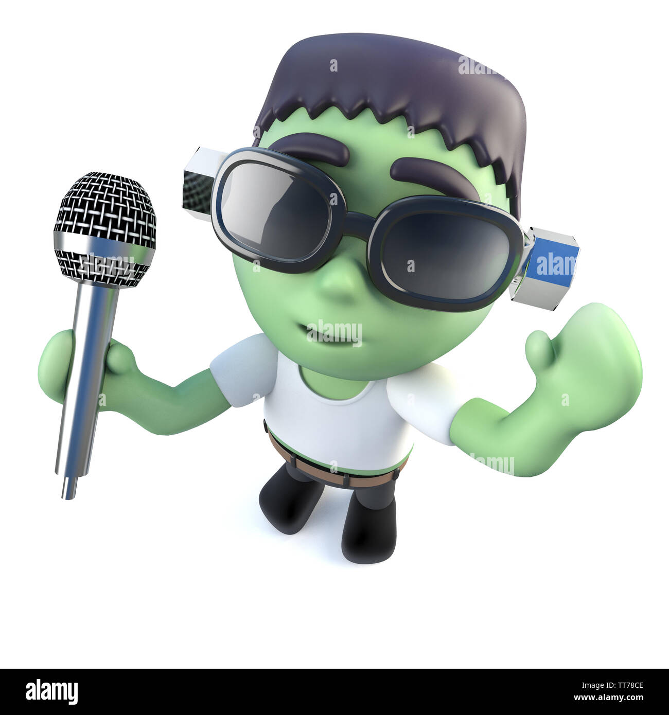 Frankenstein monster cartoon hi-res stock photography and images - Alamy
