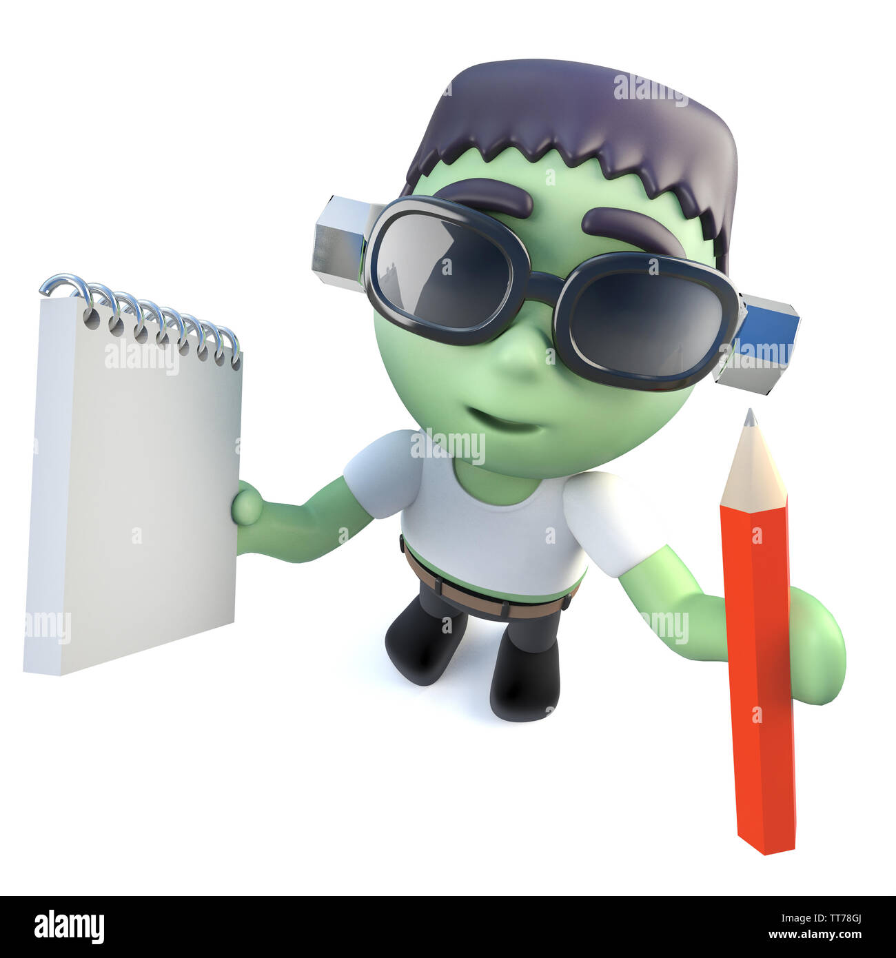 Cartoon notepad hi-res stock photography and images - Alamy