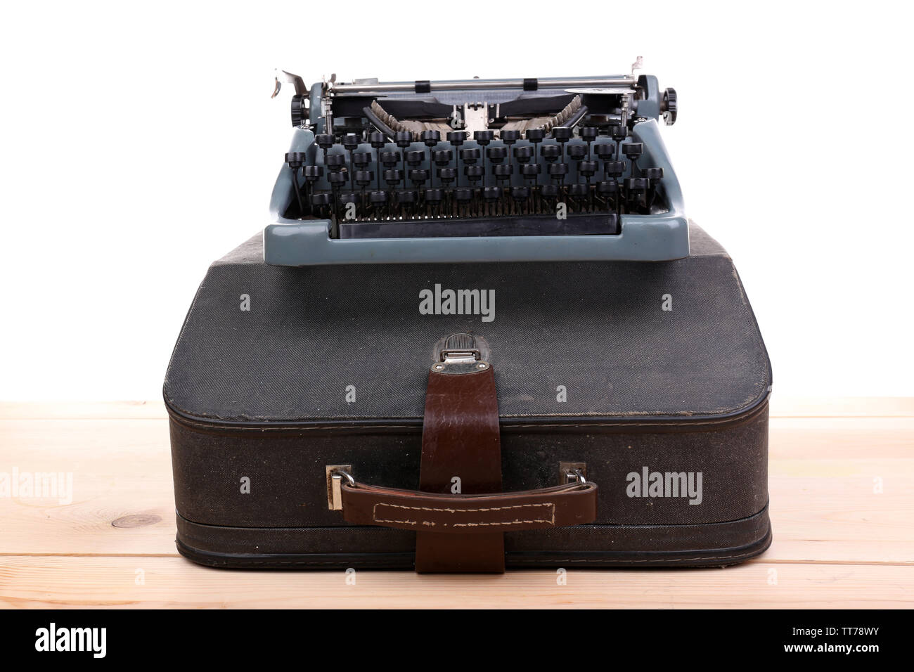 Antique Typewriter. Vintage Typewriter Machine Stock Photo - Alamy