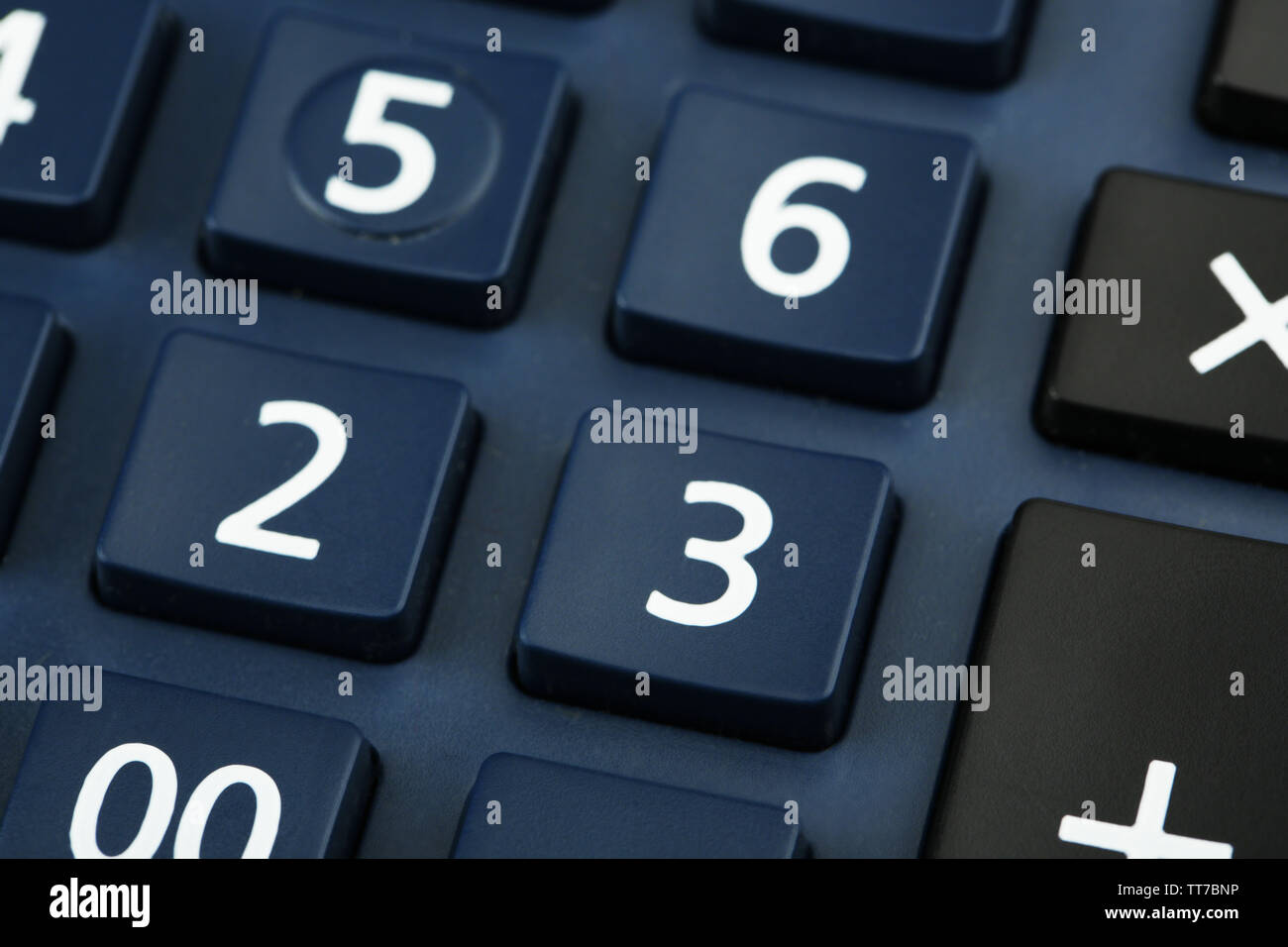 Macro view of calculator board Stock Photo - Alamy