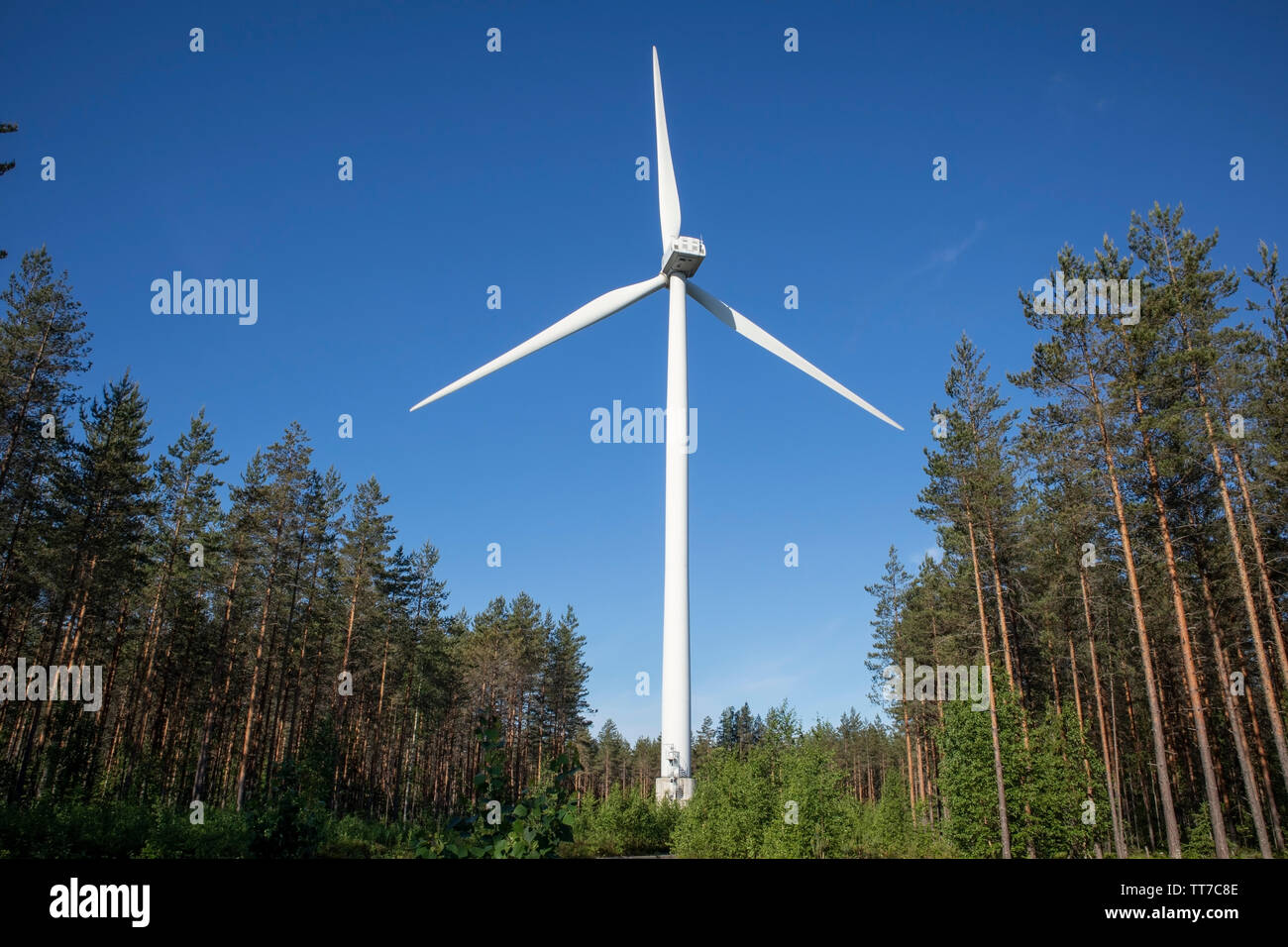 Wind turbine in Lappeenranta, Finland Stock Photo - Alamy