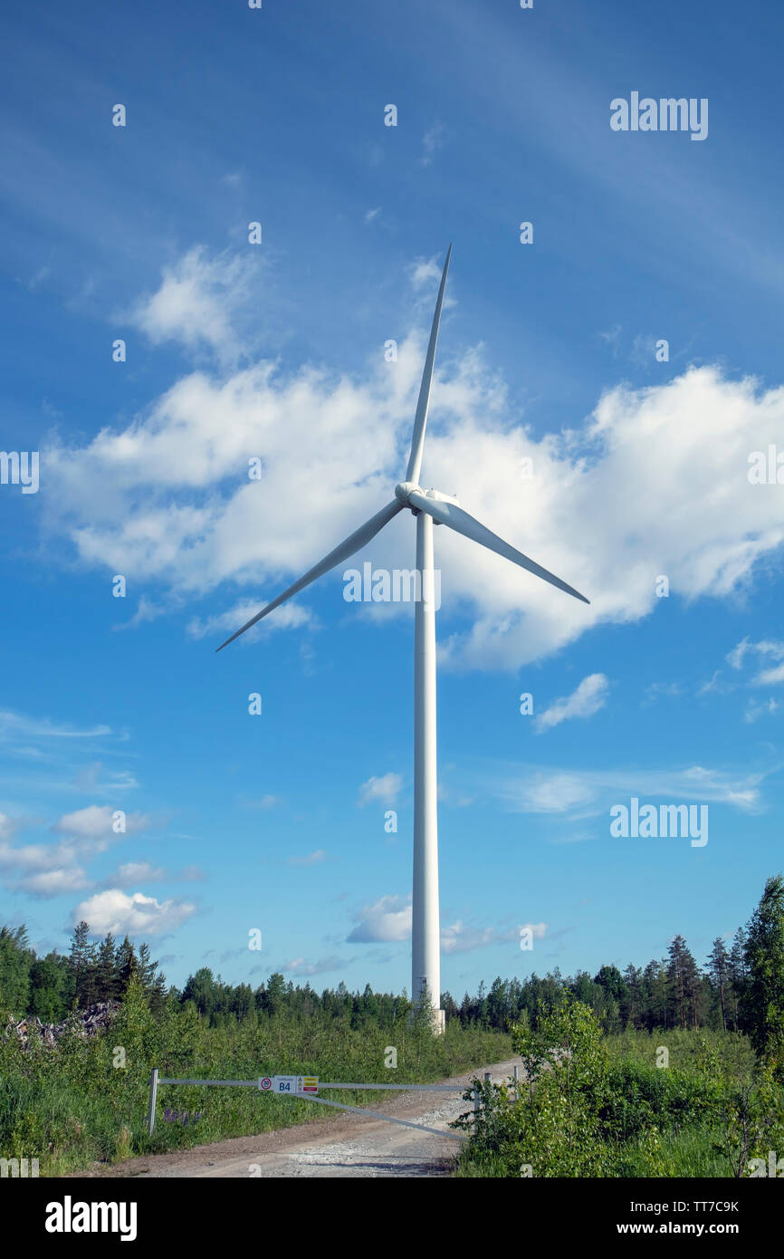 Wind turbine in Lappeenranta, Finland Stock Photo - Alamy