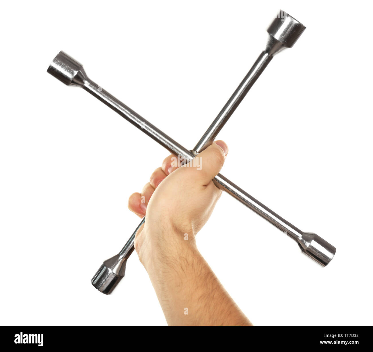 Cross wheel wrench hi-res stock photography and images - Alamy