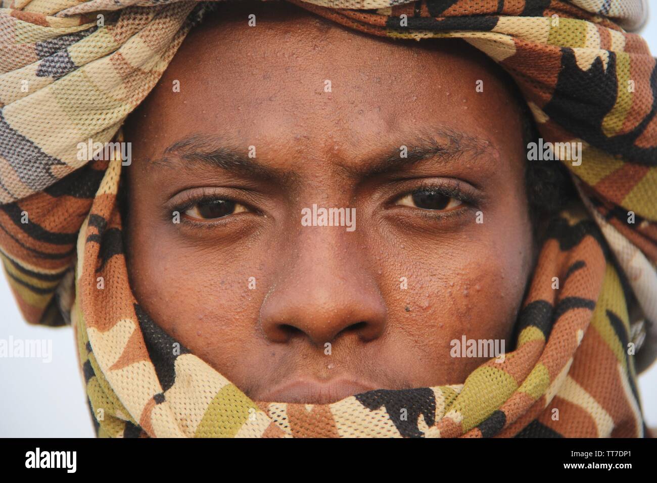 Native People Of Africa Native People In Tchad, Sahara Desert, Central