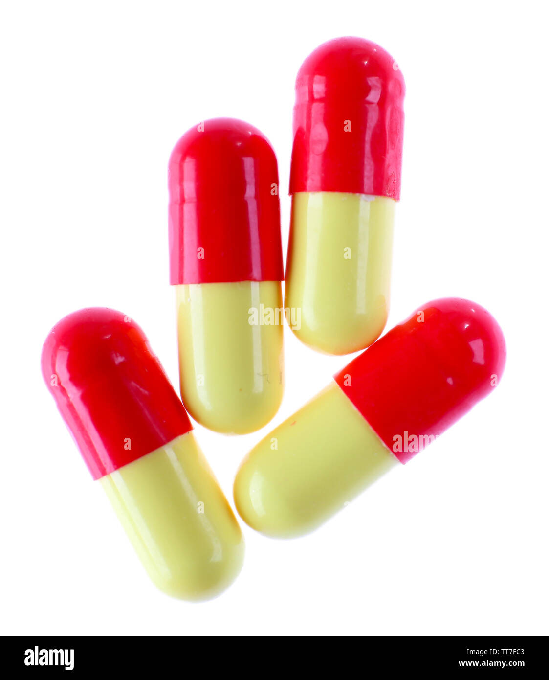 Group of pills isolated on white background Stock Photo - Alamy