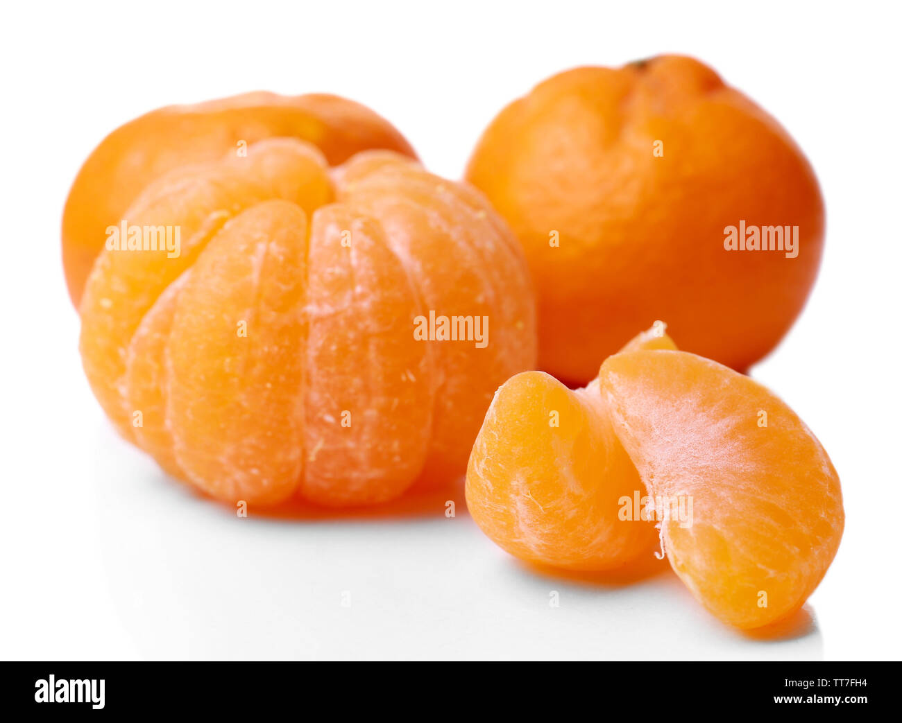 Tangerines isolated on white Stock Photo - Alamy