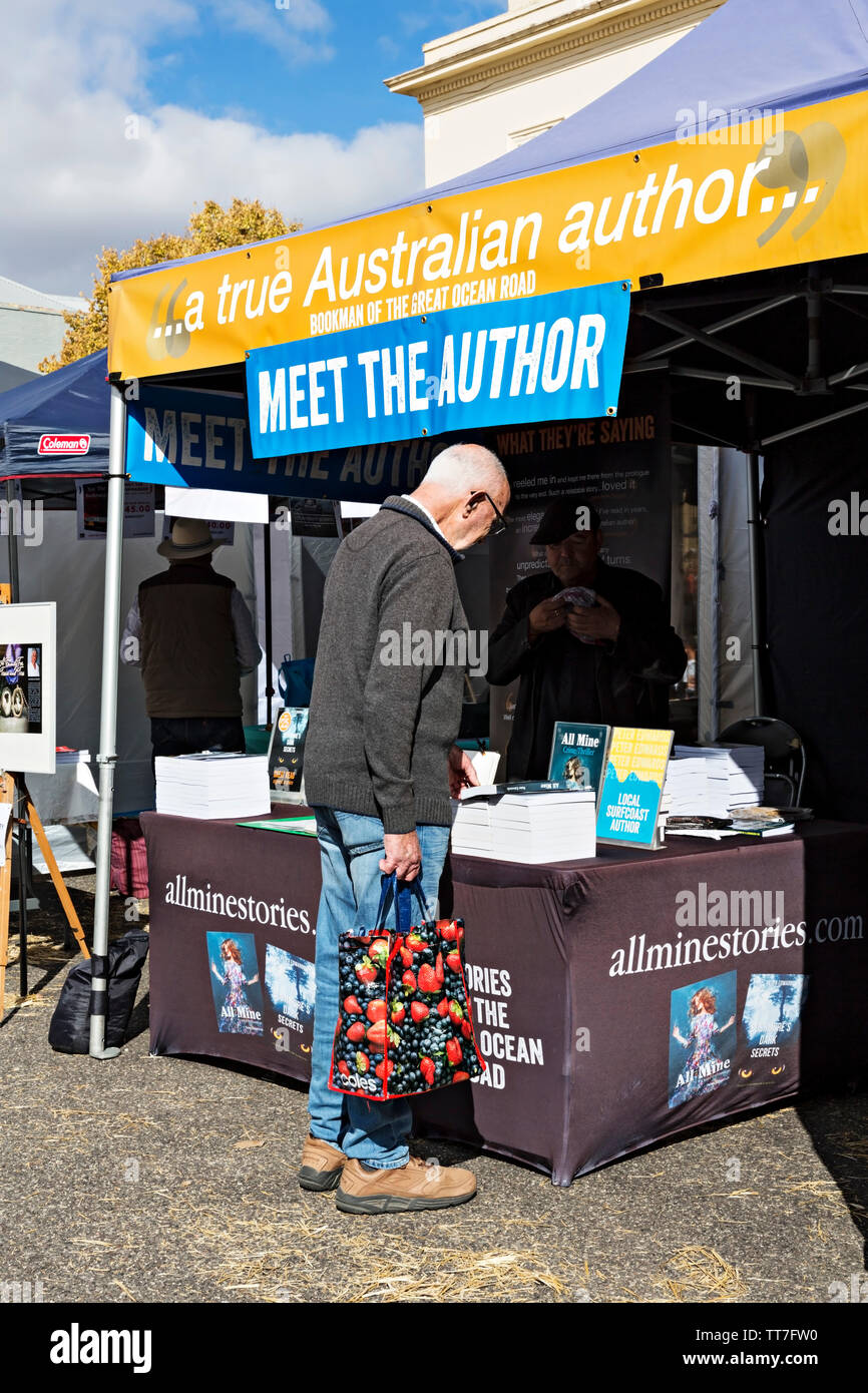 Clunes Booktown festival in the 1850`s gold mining town of Clunes in ...