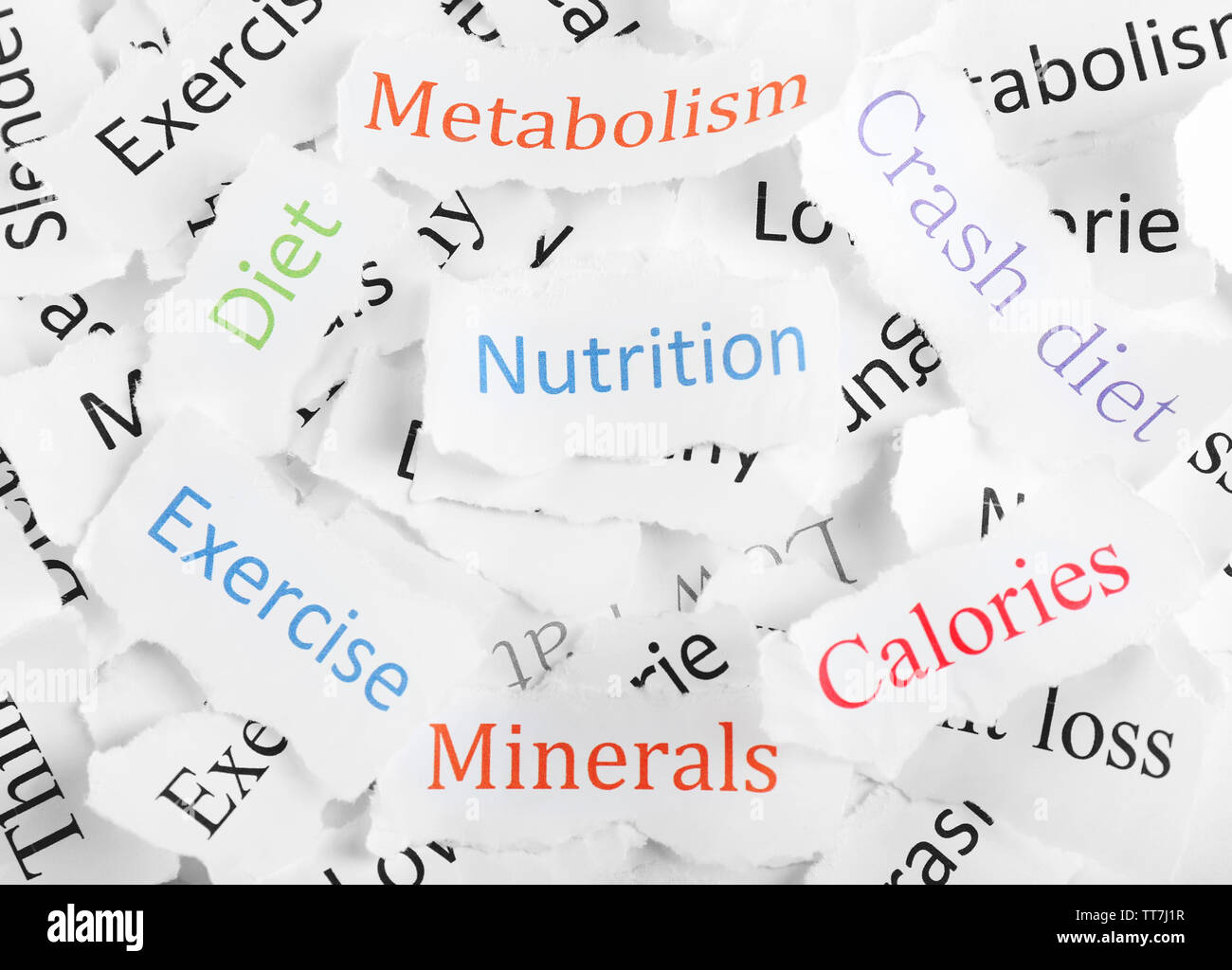 Many words letter illustration hi-res stock photography and images - Alamy