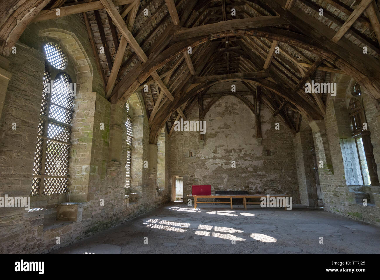 Stokesay castle shropshire interior hi-res stock photography and images ...