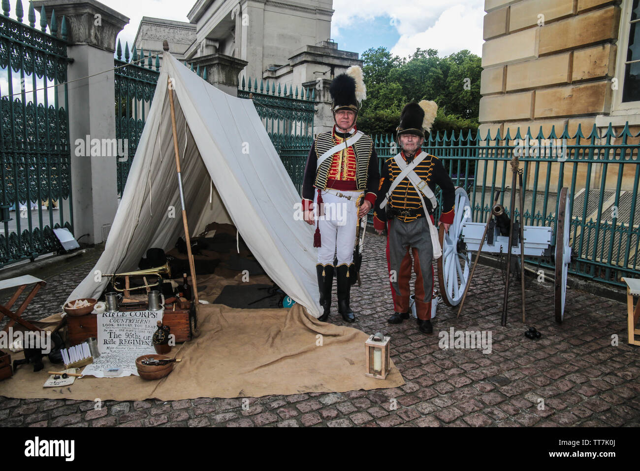 London, UK. 15th June, 2019. The Battle of Waterloo was fought on ...