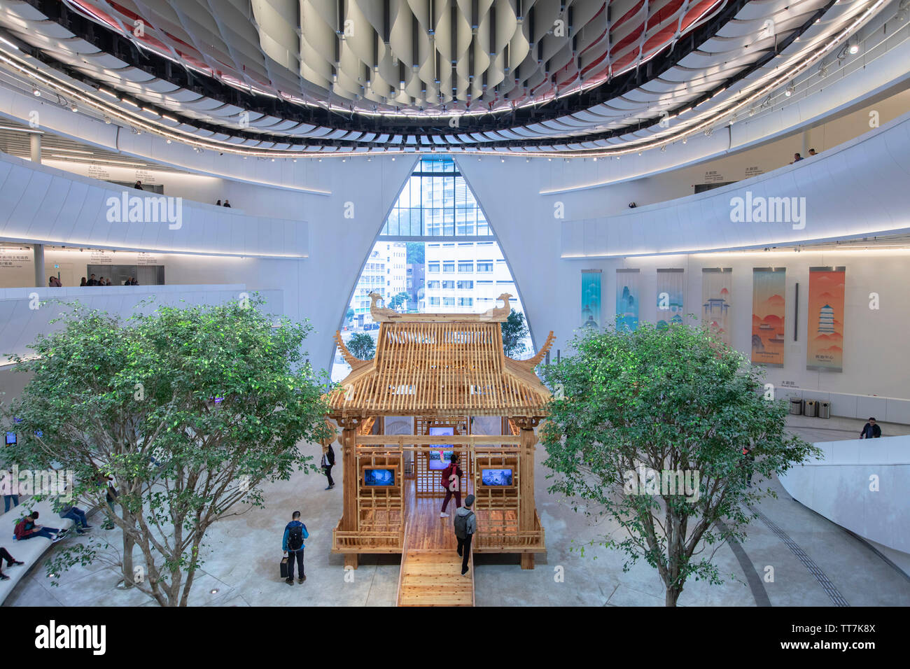Interior of Xiqu Centre, West Kowloon, Hong Kong, China Stock Photo - Alamy