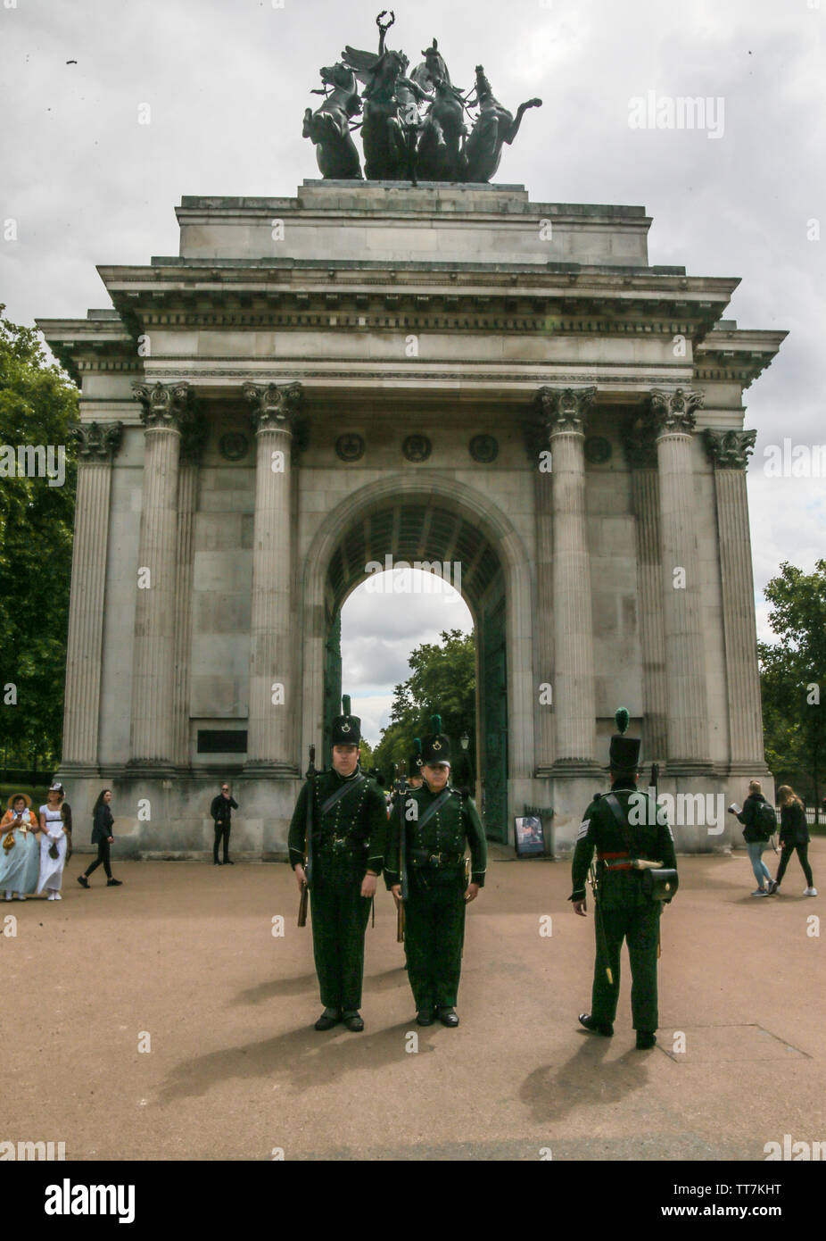 London, UK. 15th June, 2019. The Battle of Waterloo was fought on ...