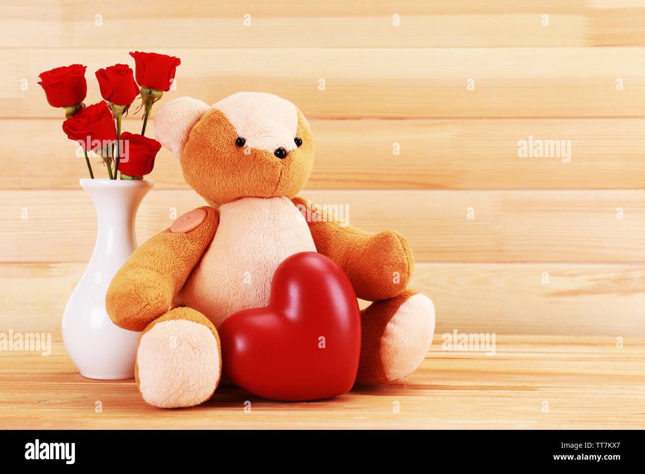 Teddybear Love Wallpaper