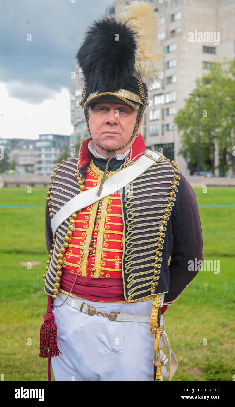 London, UK. 15th June, 2019. The Battle of Waterloo was fought on ...