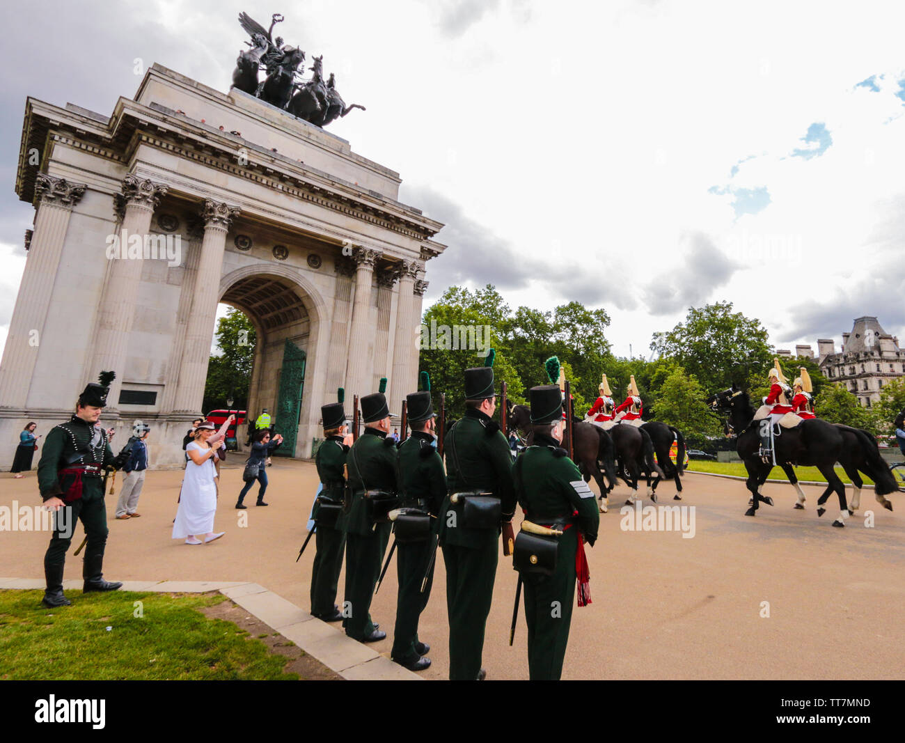 London, UK. 15th June, 2019. The Battle of Waterloo was fought on ...