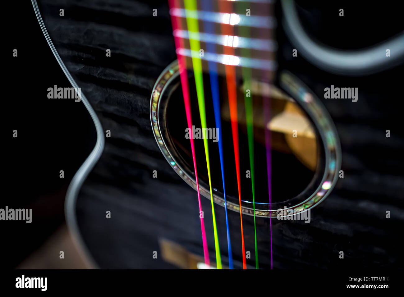 Rainbow Electric Background