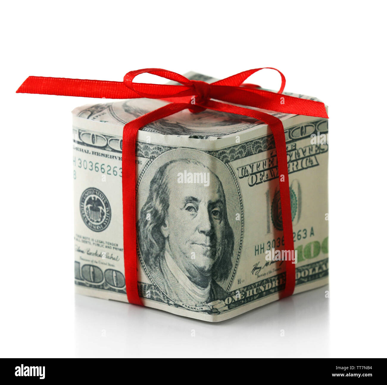 Dollar gift box hi-res stock photography and images - Alamy