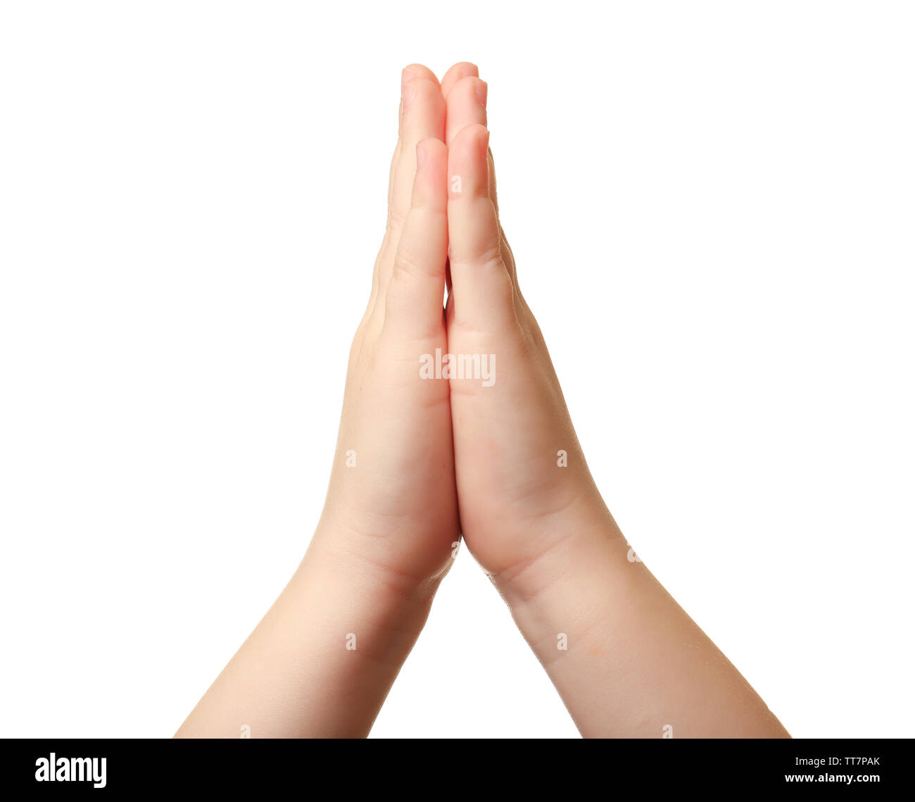 Child hands isolated on white Stock Photo - Alamy